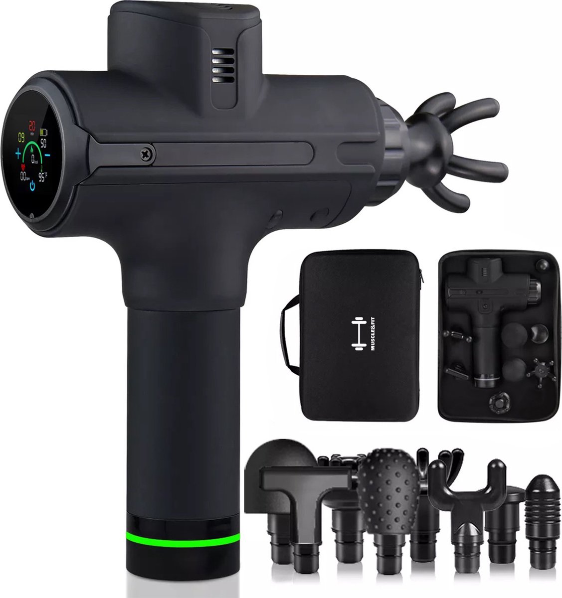 MUSCLE&FIT® Pro Deluxe - Massage Gun - Professioneel Massage Apparaat ...