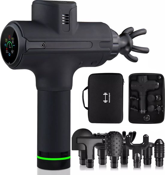 MUSCLE&FIT® Pro Deluxe - Massage Gun - Professioneel Massage Apparaat ...