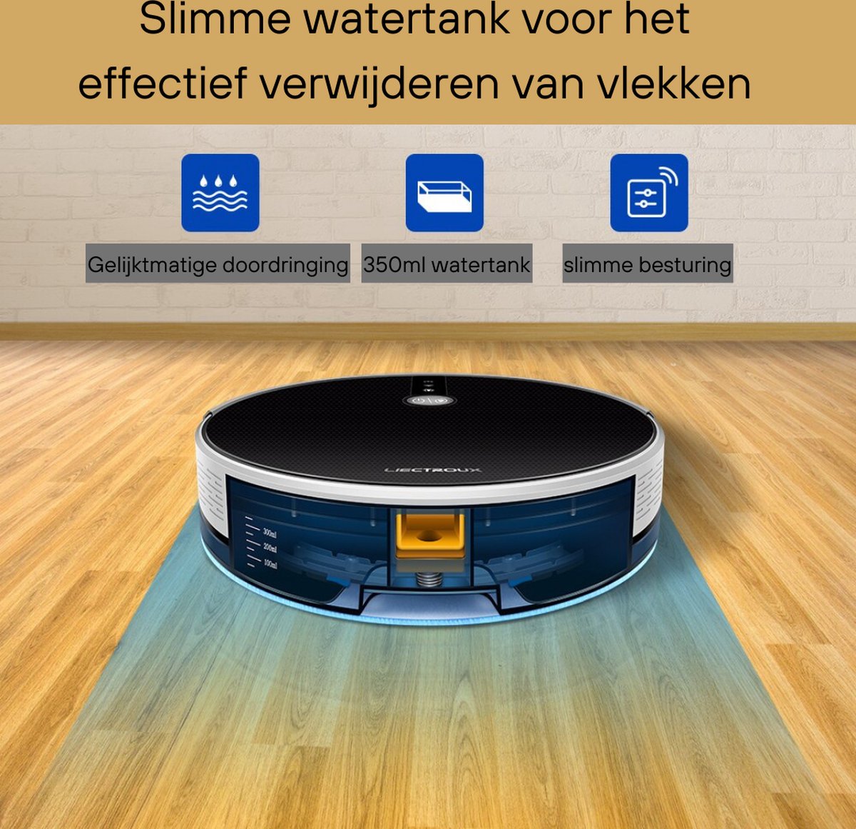 Liectroux C30B Robotstofzuiger - Robotstofzuiger Met Dweilfunctie - App ...