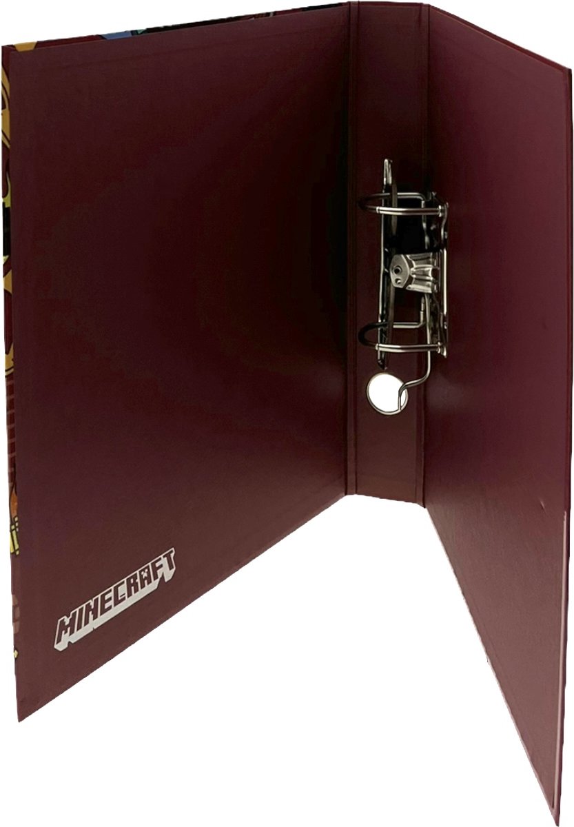 Minecraft Ordner - Ringband A4 - Incl. 100 vel Gelinieerd Papier | bol.com