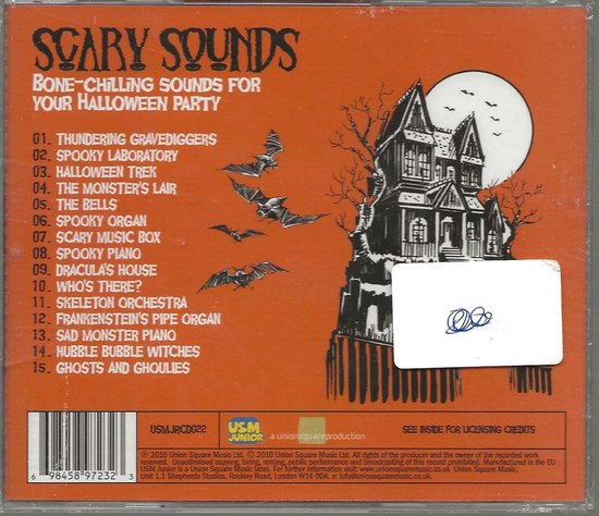 SCARY SOUNDS FOR HALLOWEEN PARTY, Onbekend | Muziek | bol