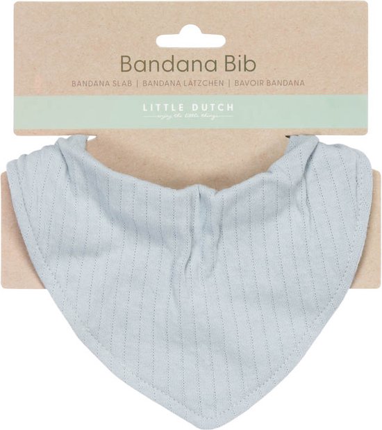 Little Dutch - Bandana slab Pure Soft Blue | bol