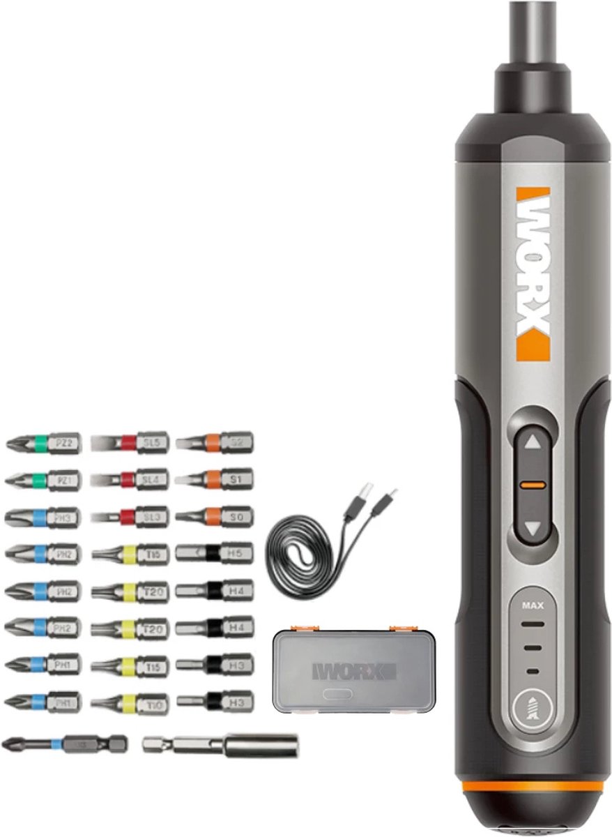 WORX Schroefmachine met Accu - Elektrische schroevendraaier ...