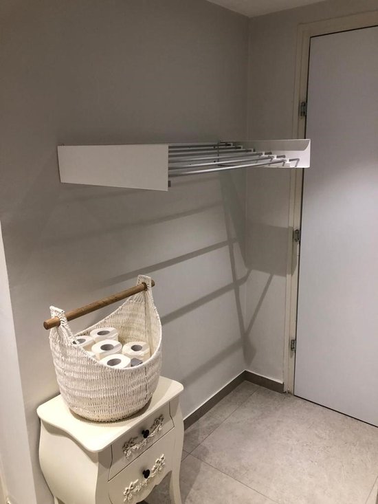 Opvouwbaar wasrek wanddroogrek wit | bol.com