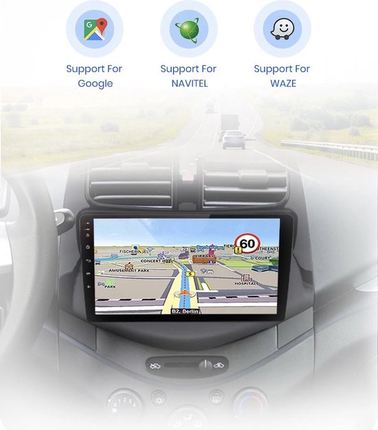 Navigatiesysteem auto met scherm - autoradio geschikt voor Android en ...