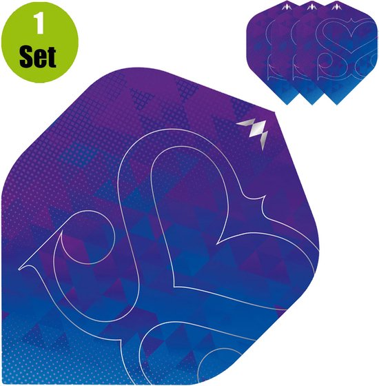 Mission Suzanne Smith Dartflights – Blauw | bol