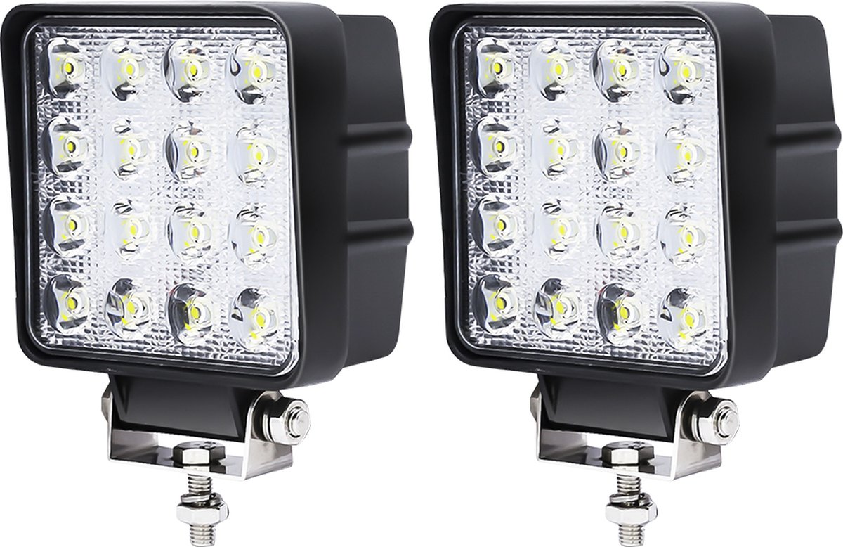 Led-werklamp 2 stuk extra led koplamp voor offroad, 12 V, 24 V, koplamp ...