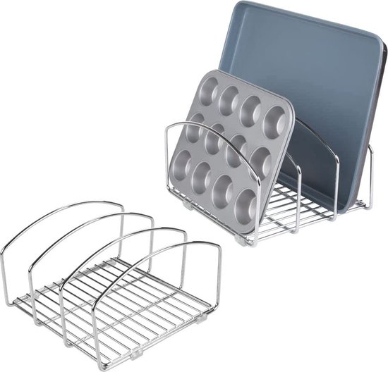 SPACE SAVING, pan shelf / rack organizer - Keukenkastorganizer | bol