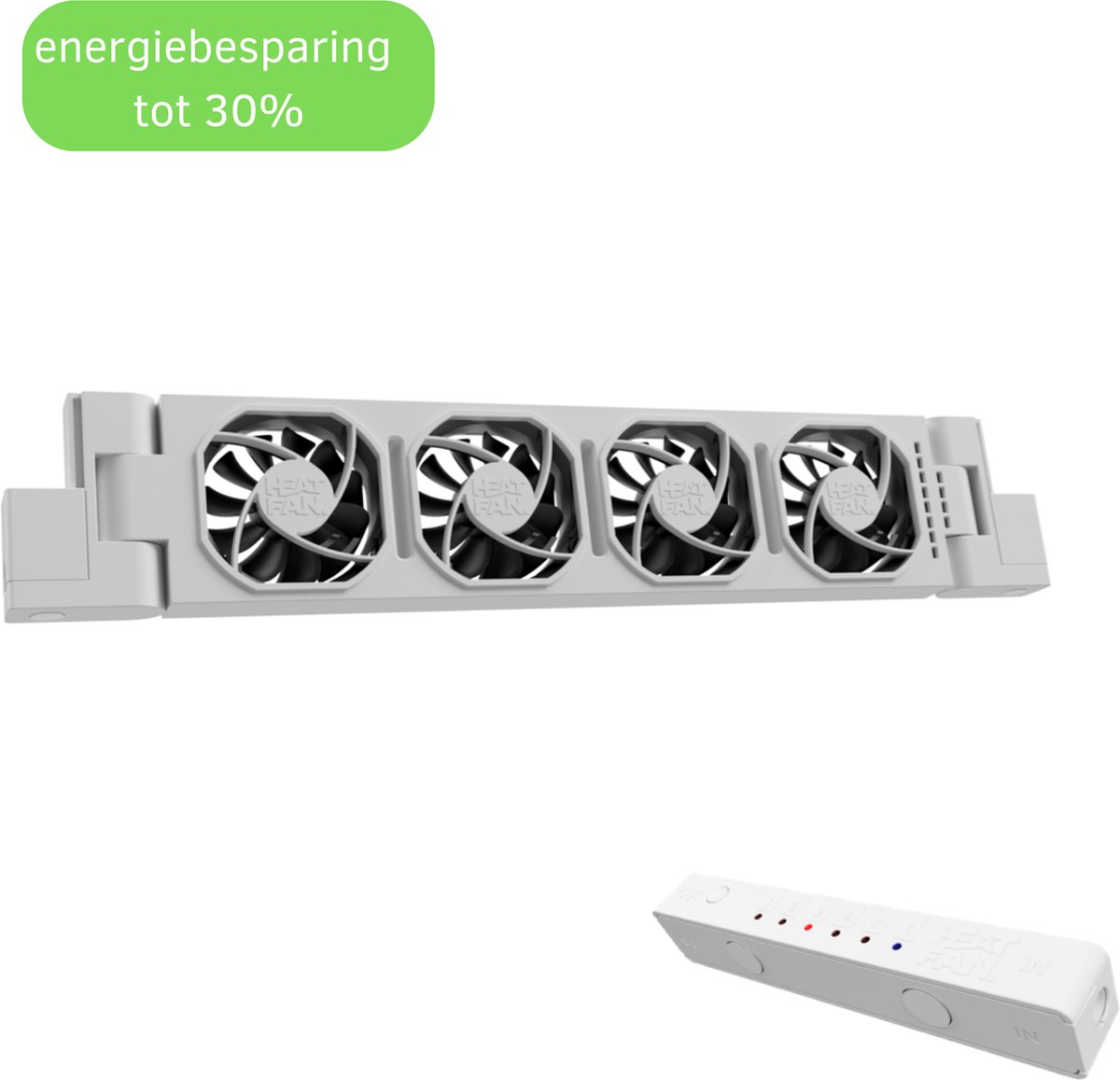 Cleanheat- Radiator Ventilator Wit – Radiator Booster 4 Ventilatoren ...