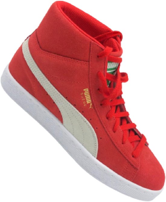 Puma Suede Mid XXl - High Risk Red-Puma White - Maat 39 | bol.com