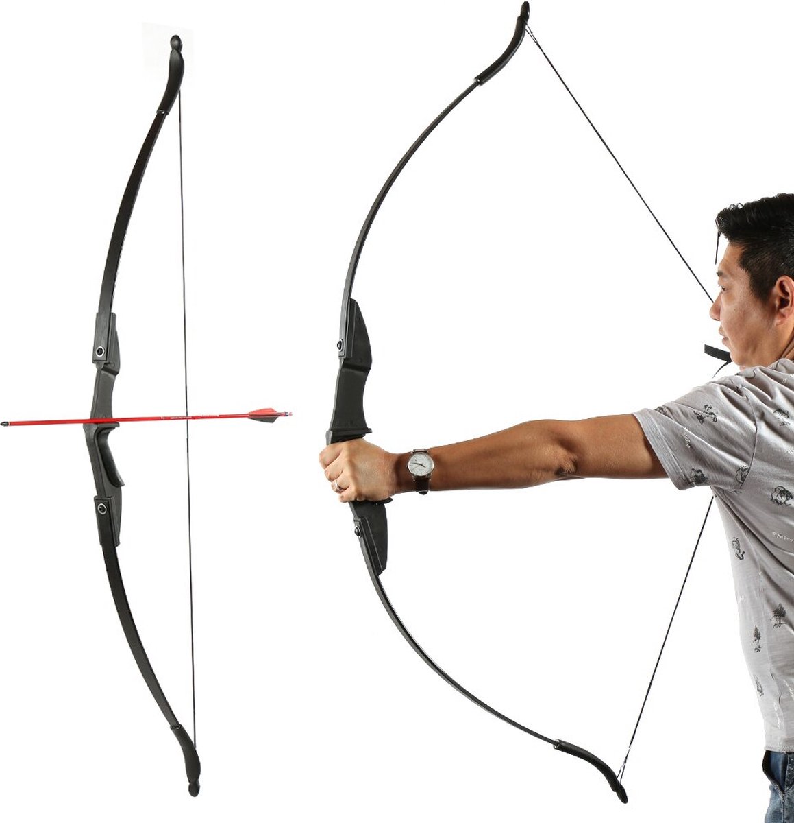 Amenzo© Professionele Boog voor Volwassenen - Archery Boogschieten ...