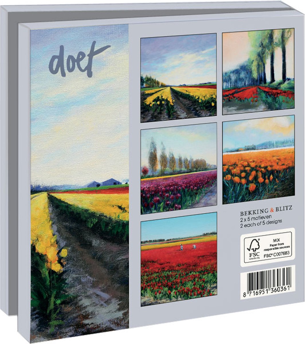 Bekking & Blitz - Wenskaartenmapje - Set wenskaarten - Kunstkaarten - Museumkaarten -... | bol.com