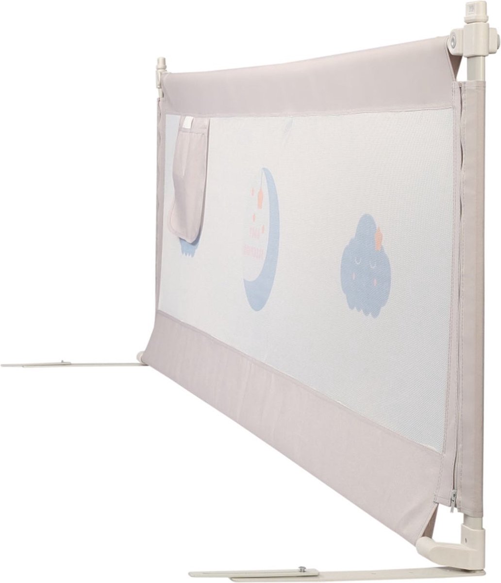 Baby Vivo- bedhek- bedrek- in hoogte verstelbare- bedrail 200 x 65 cm ...