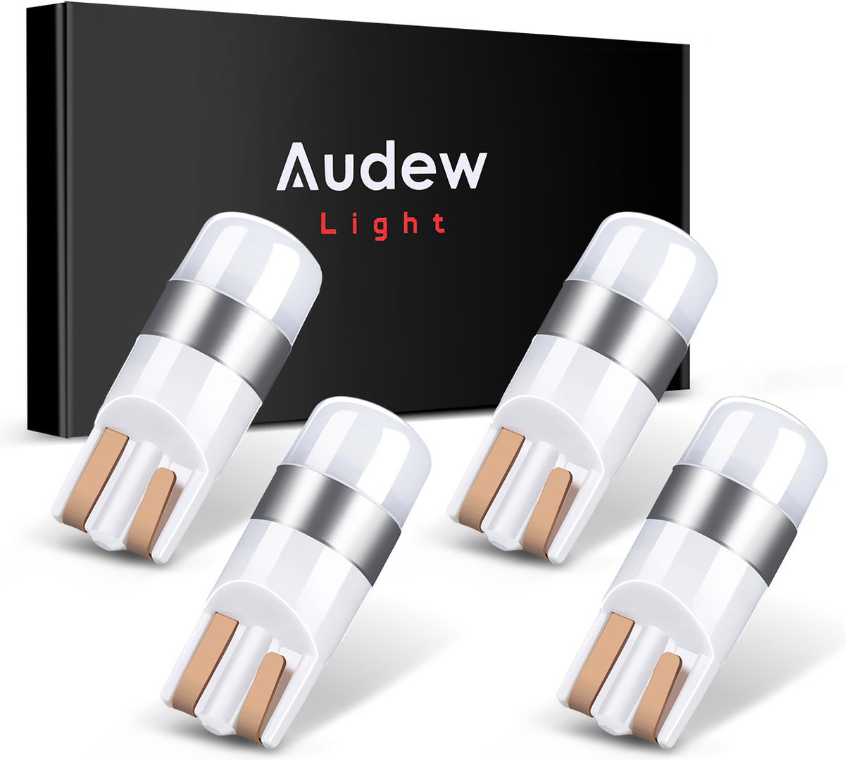 AUDEW T10 LED-Lamp - voor Auto & Motor - Wit - Canbus - 12 Volt - 3030 ...