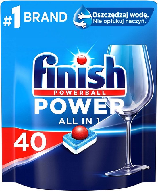Finish - Vaatwas - Powerball - Power All-in 1 - 40Tabs/640g | bol