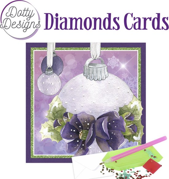 Set van 4 Dotty designs diamond painting kerstkaarten | bol.com