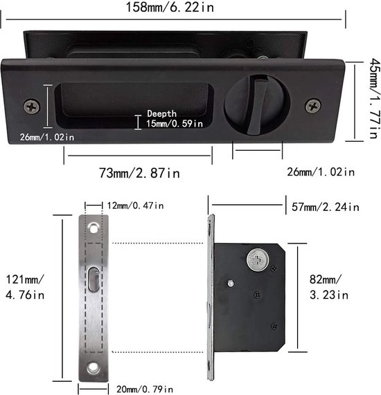 Premium deurslot – door lock - veiligheidsdeurslot - inbraakbeveiliging ...