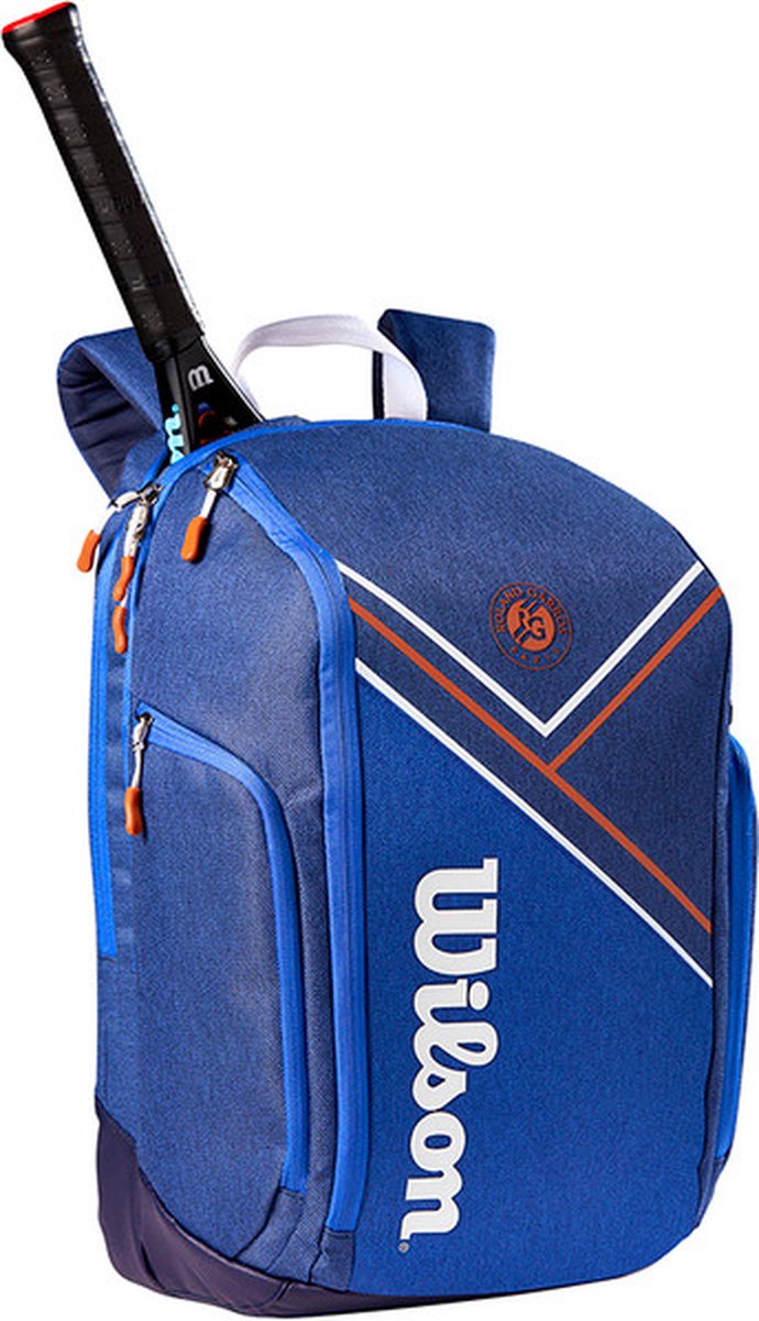Wilson Roland Garros Super Tour Backpack - rugzak - blauw | bol.com
