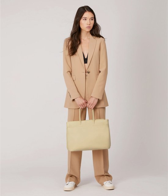 Matt & Nat Lilet Loom Diaper Bag black shiny nickel | bol.com