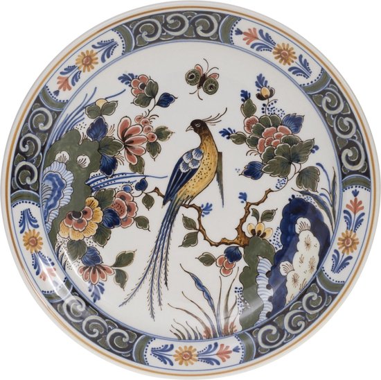 Delfts Blauw Bord Pauw | bol.com