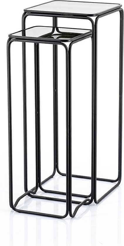 Furnilux - Planttafel Olit small set van 2 - 30 x 30 x 73 cm | bol