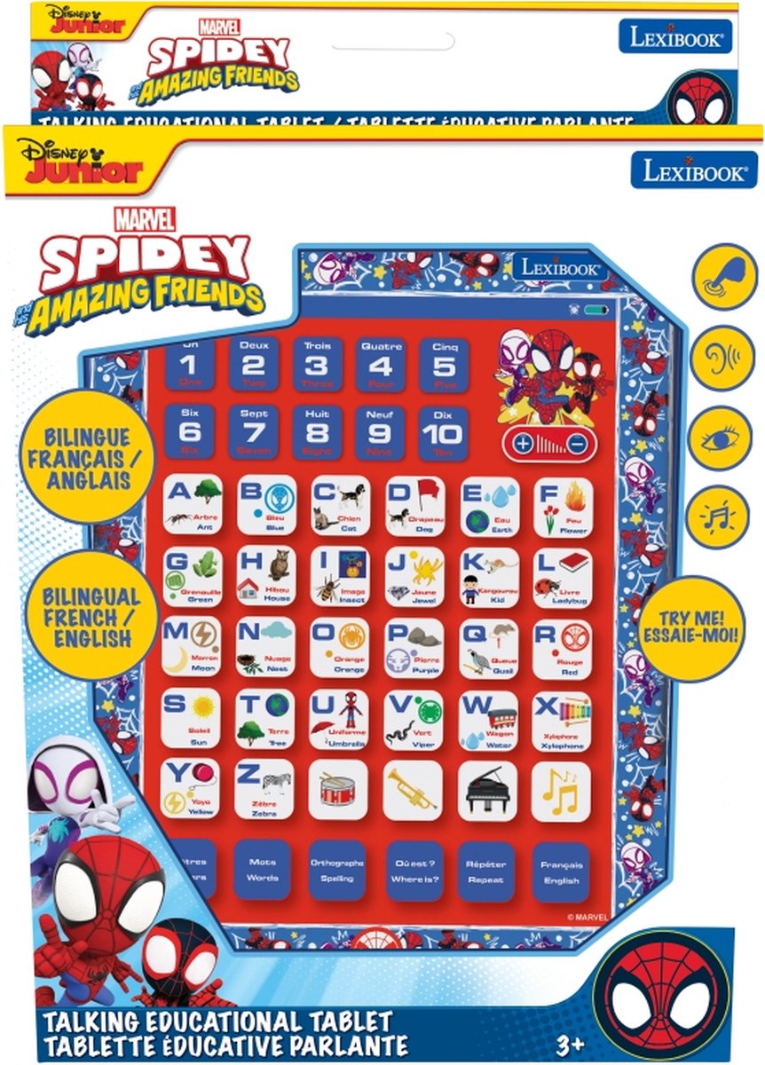 Spider-Man tweetalig educatief tablet (FR/EN) | Games | bol.com