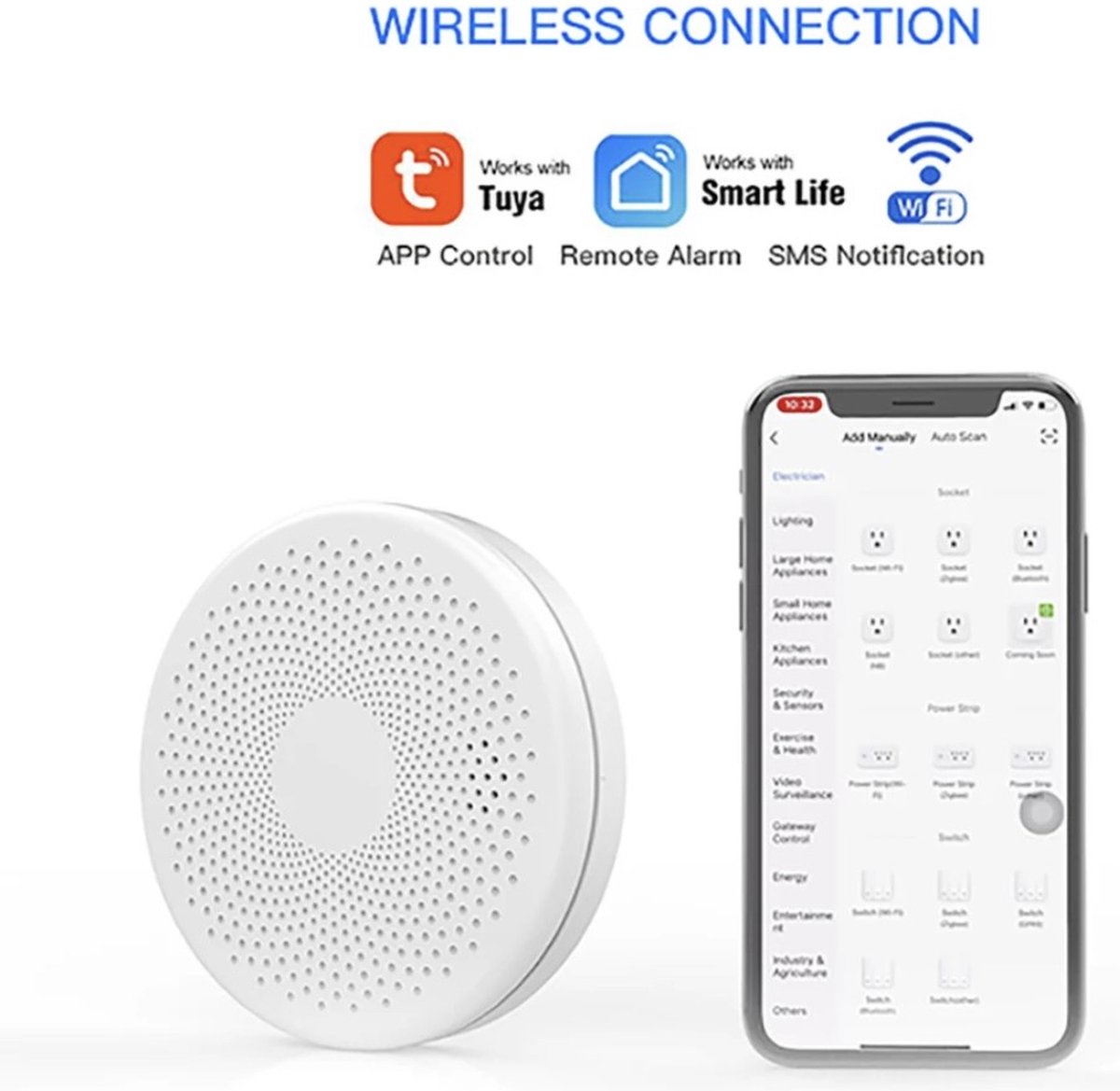 Rookmelder en Koolmonoxidemelder - Slimme Combimelder - 10 Jaar Batterij - Koppelbaar... | bol