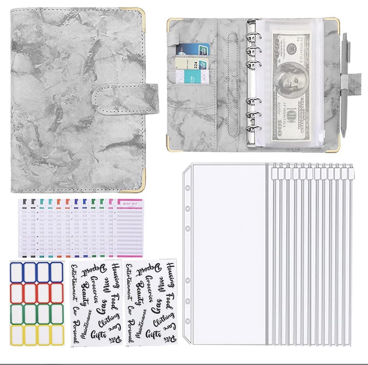 Budget Planner met Geld Enveloppen - Budgetplanner - Geldplanner / Geld ...