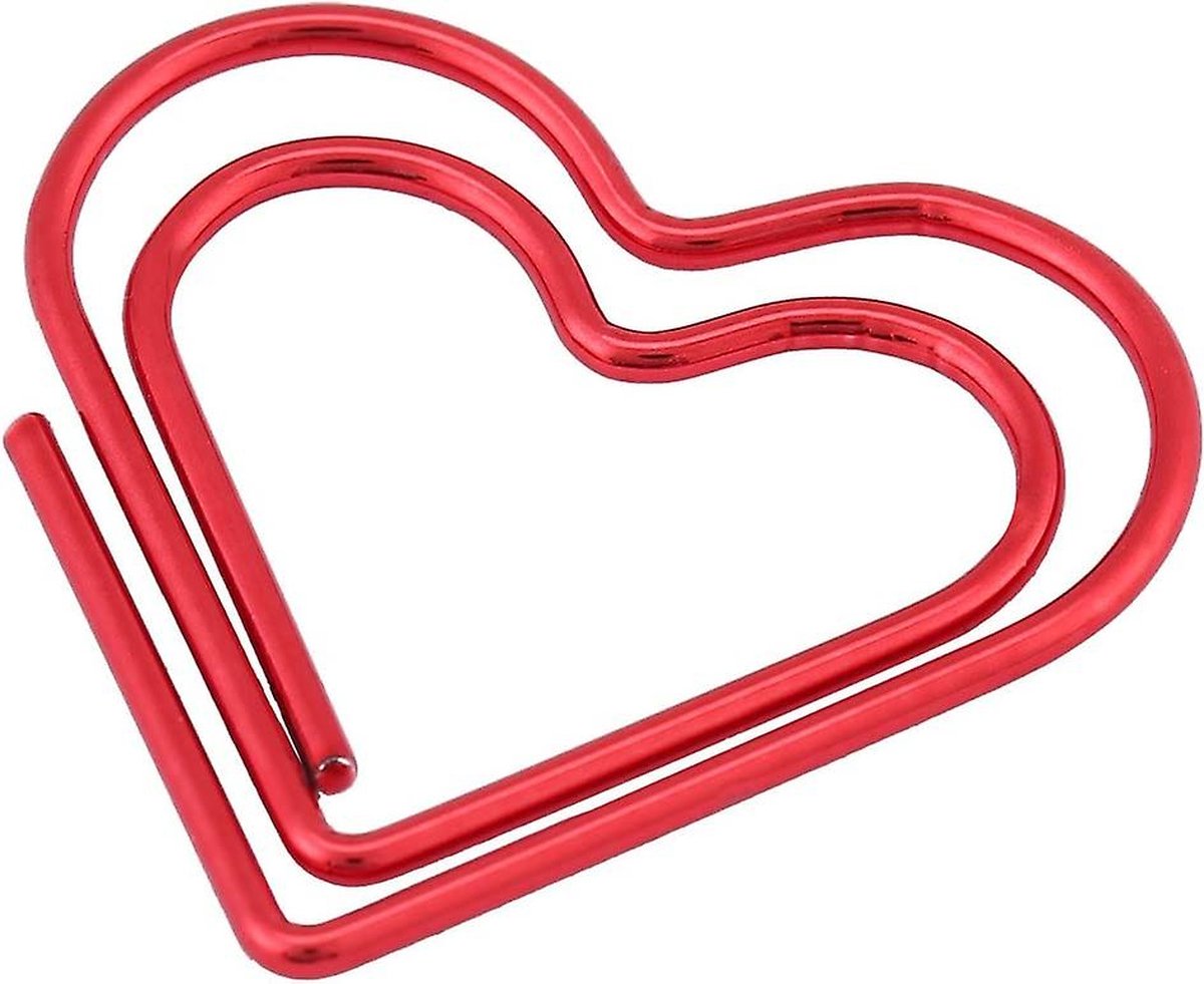 paperclips Hart Rood - 12 stuks | bol