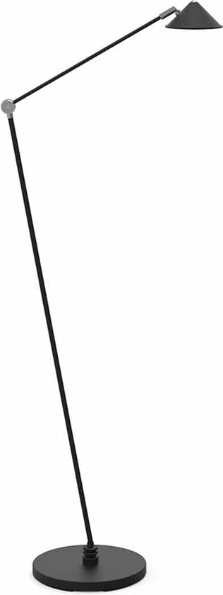 Moderne leeslamp Punkt LED | 118 cm | 1 lichts | zwart | metaal ...