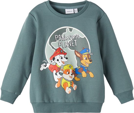 NAME IT NMMSEPP PAWPATROL SWEAT BRU VDE Jongens Trui - Maat 86 | bol