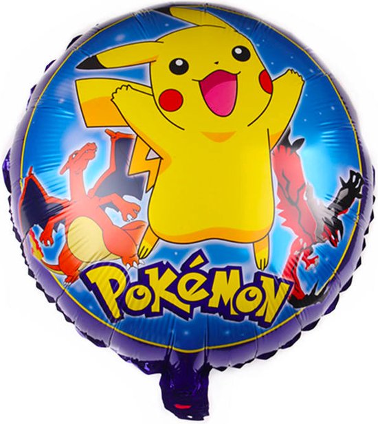 OGS Pokemon Pikachu Charizard Ballon rond Folie Helium Ballon ...