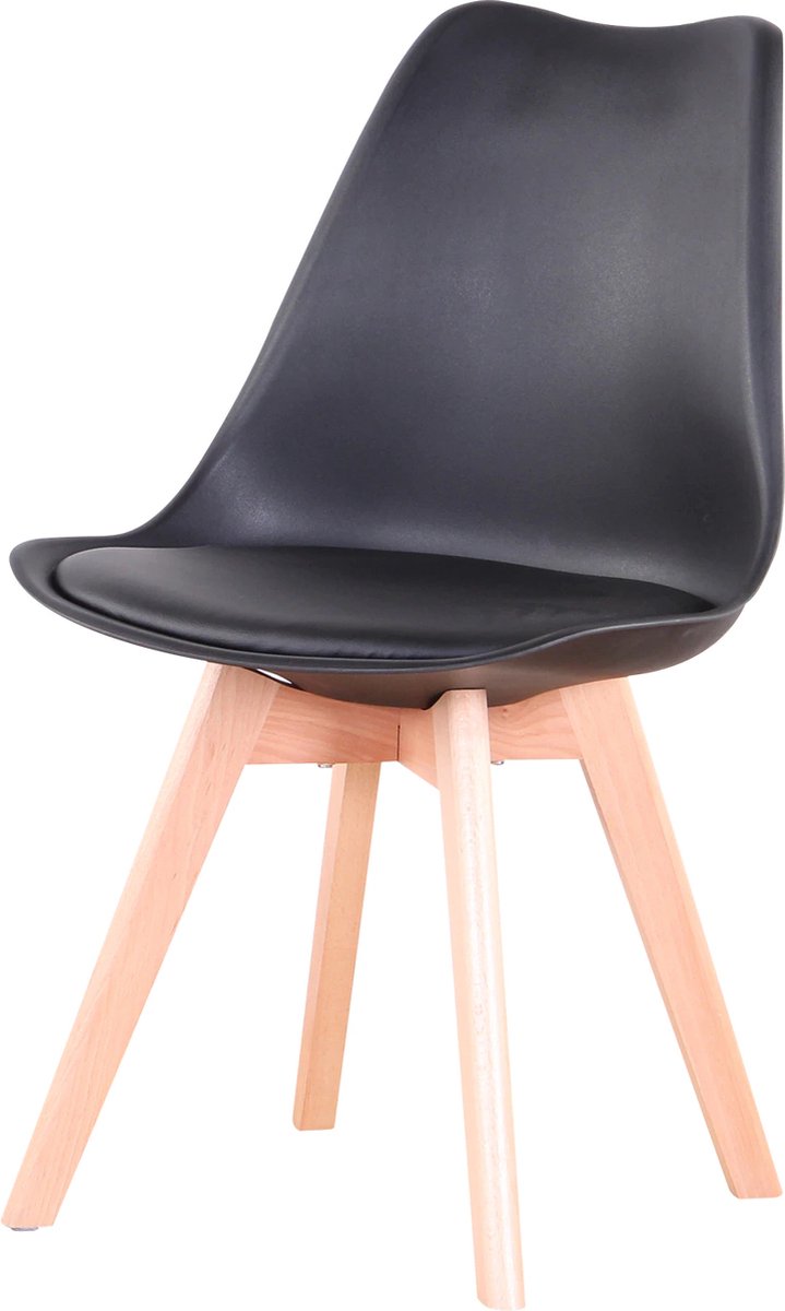 Eetkamerstoelen - 6 Stuks - Set van 6 - Houten poten - Stoelen ...