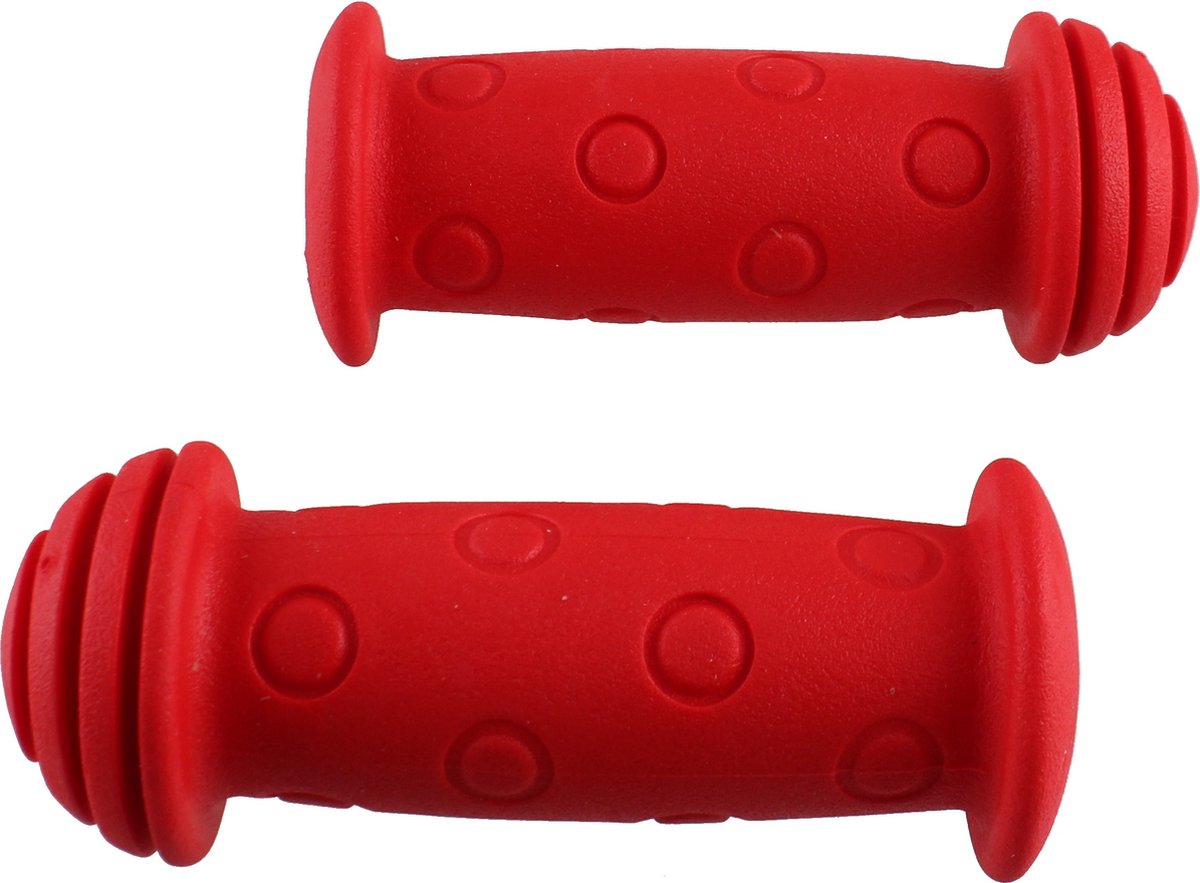 Vwp Handvatten Kinderfiets 100 Mm Rondjes Rood | bol.com