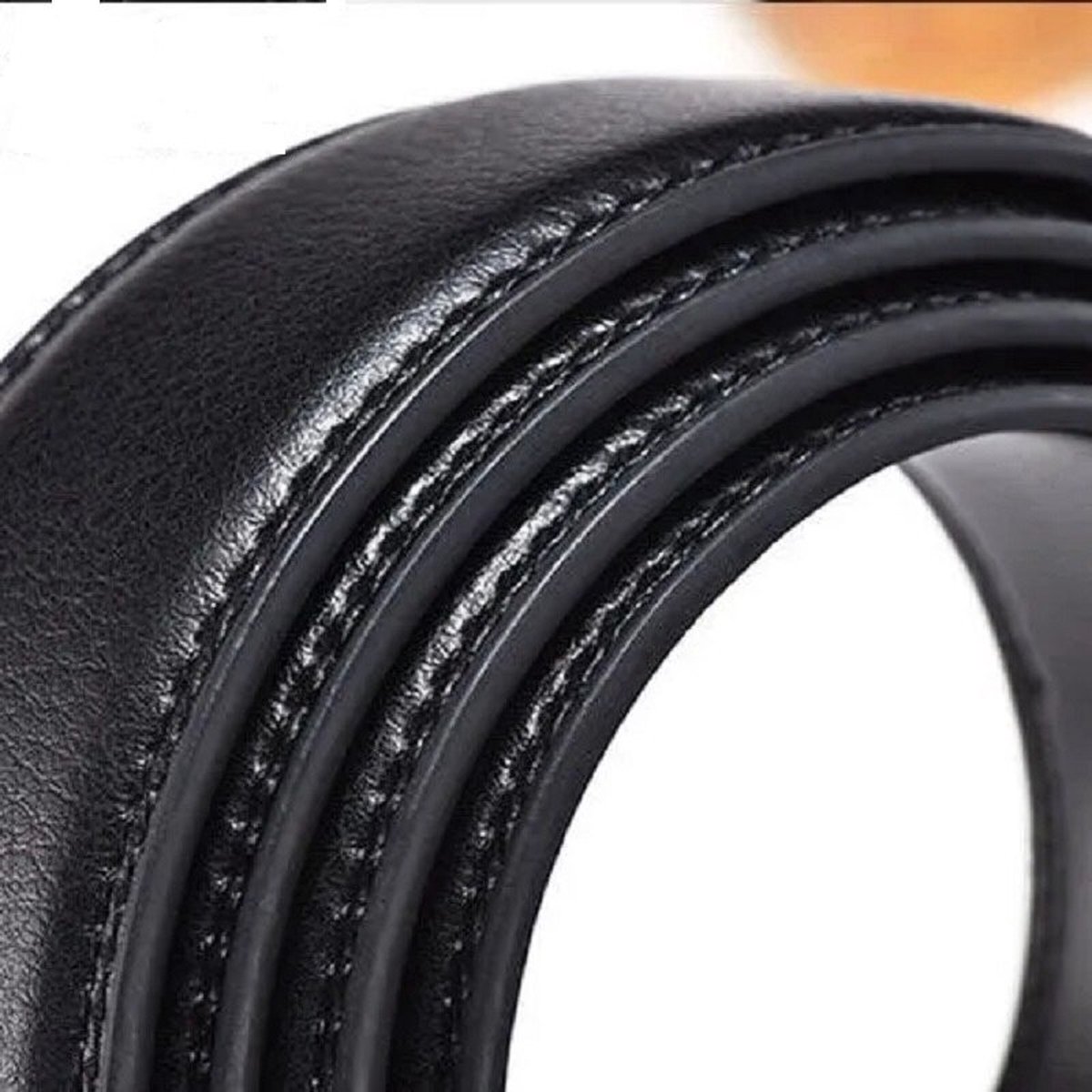 WiseGoods Luxe Riem Zonder Gesp - Belt - Leder Design Riemen ...