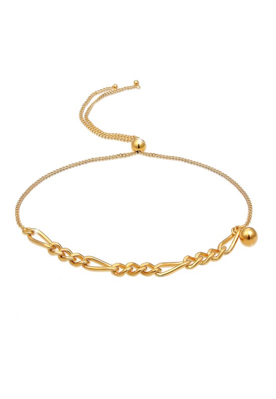 Elli PREMIUM Dames Armband Dames Figaro Verstelbaar Trend Filigraan in ...