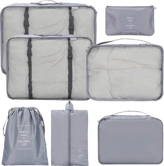 Packing Cubes Set Kleding Organizer Voor Reis Koffer Opbergzakken Voor ...