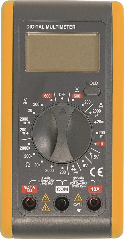 Digi-Tool Digitale Multimeter DIGI386B - AC/DC | bol
