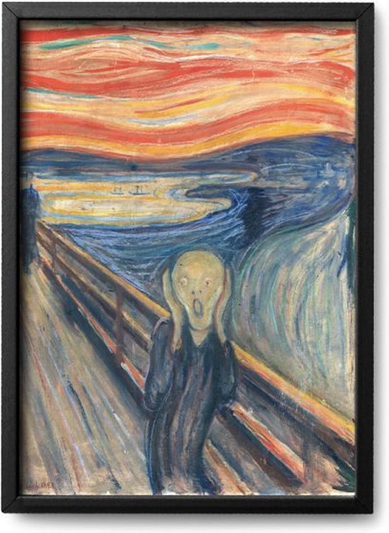 Poster Edvard Munch – A2 - 42 x 59,4 cm - Exclusief lijst | bol