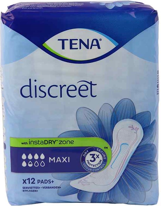 Tena Discreet Maxi 12 stuks | bol.com