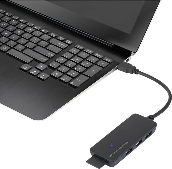 Renkforce USB 3.2 Gen 1-hub 3 poorten Met ingebouwde SD-kaartlezer ...
