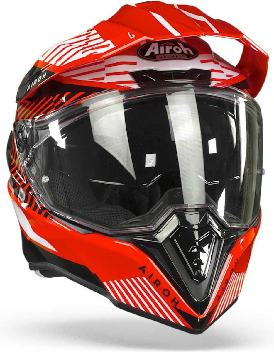 Airoh Commander Boost Rood Glanzend Adventure Helm L | bol.com