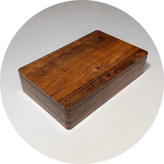 The Chocolate Farm - Chocoladecadeau - Luxe box houtlook gevuld met ...
