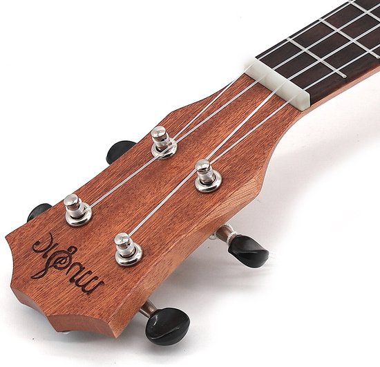 Knobbout Music United Concert ukelele Sapeli hout unieke vorm Volledig ...