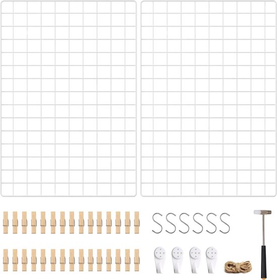 MIRA Home - Fotowand - Fotorek - Wit - Metaal - ‎65x45x0,5 | bol