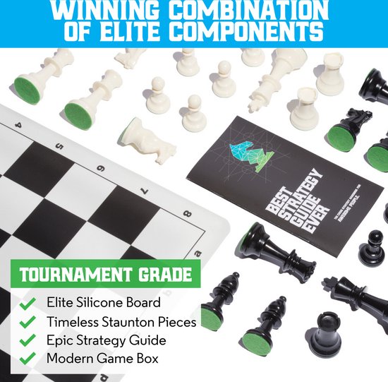 Best Chess Set Ever - 3x Weighted Pieces | Games | bol