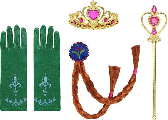 Kroon voor bij je verkleedjurk - Frozen Anna Accessoires - Vlecht ...