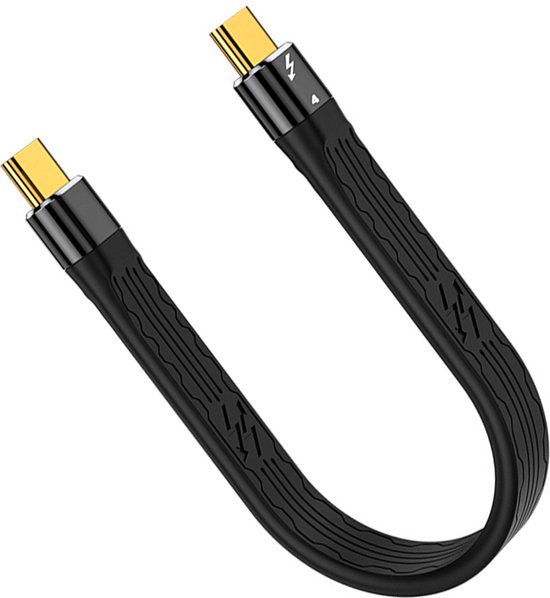 NÖRDIC TB4-014 USB-C Kabel - Thunderbolt 4 - 40Gbps - 8K60Hz - PD 100W ...
