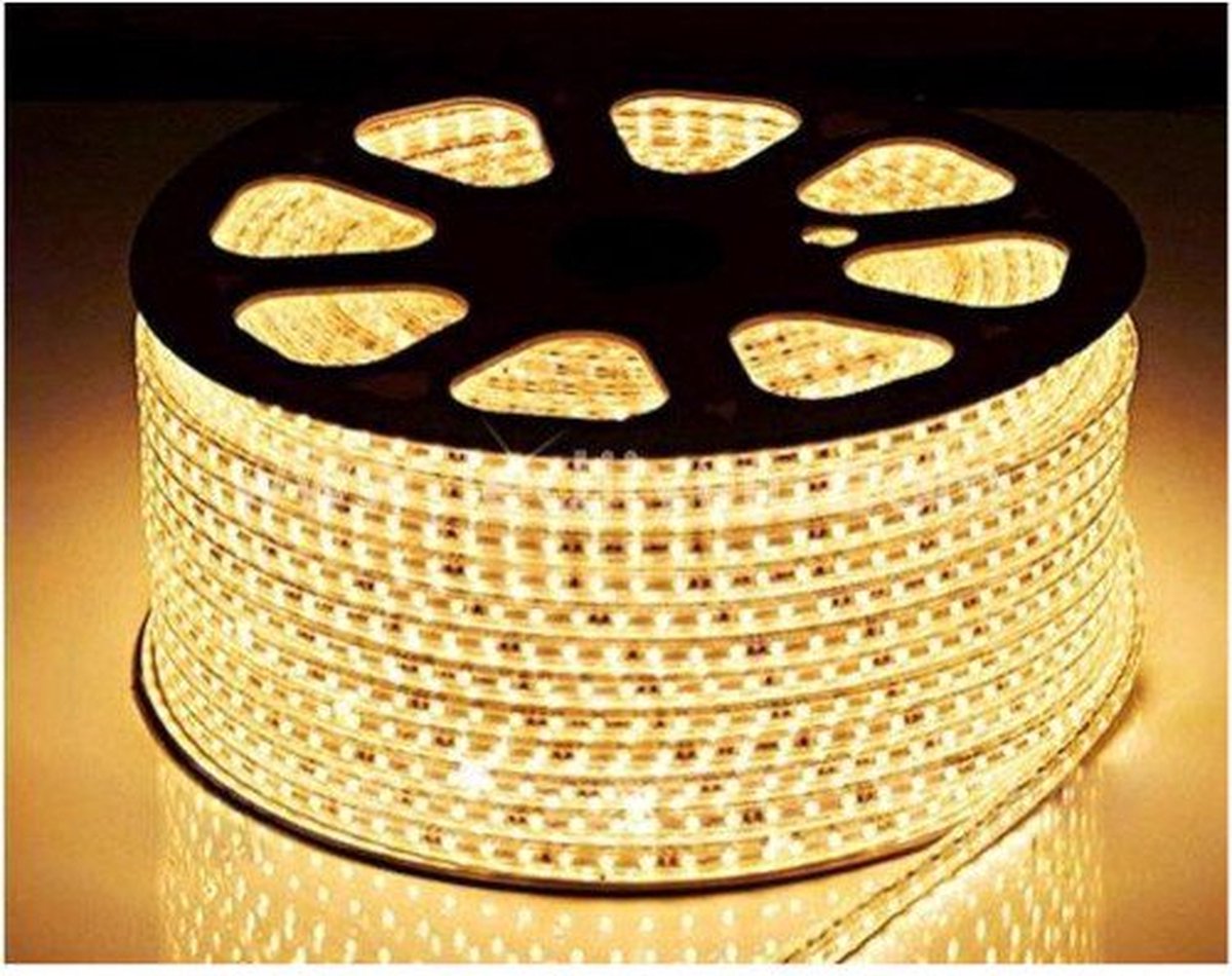 Tronix LED Lichtslang rol 44m – 3000K - 230V – Warm Wit Licht | bol.com