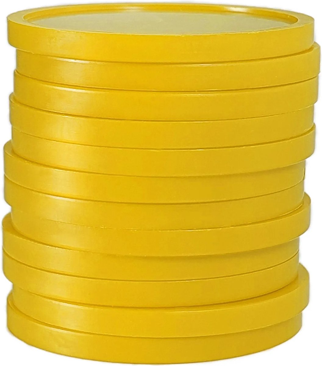 Grootverpakking: CombiCraft Blanco Munten / Consumptiemunten Ei geel ...